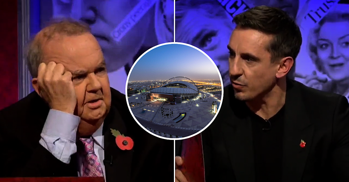 Gary Neville Left Squirming After Ian Hislop Calls Out Qatar Hypocrisy ... Gary Neville Left Squirming After Ian Hislop Calls Out Qatar Hypocrisy ...