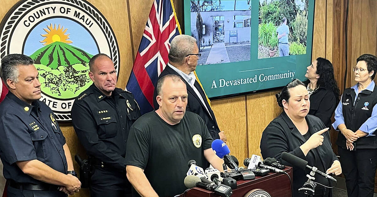 Missing list after Maui wildfire falls slightly to 385 Missing list after Maui wildfire falls slightly to 385
