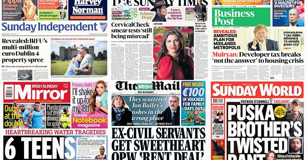 Sundays Headlines Front Pages Unveiled And Breaking News Archyde