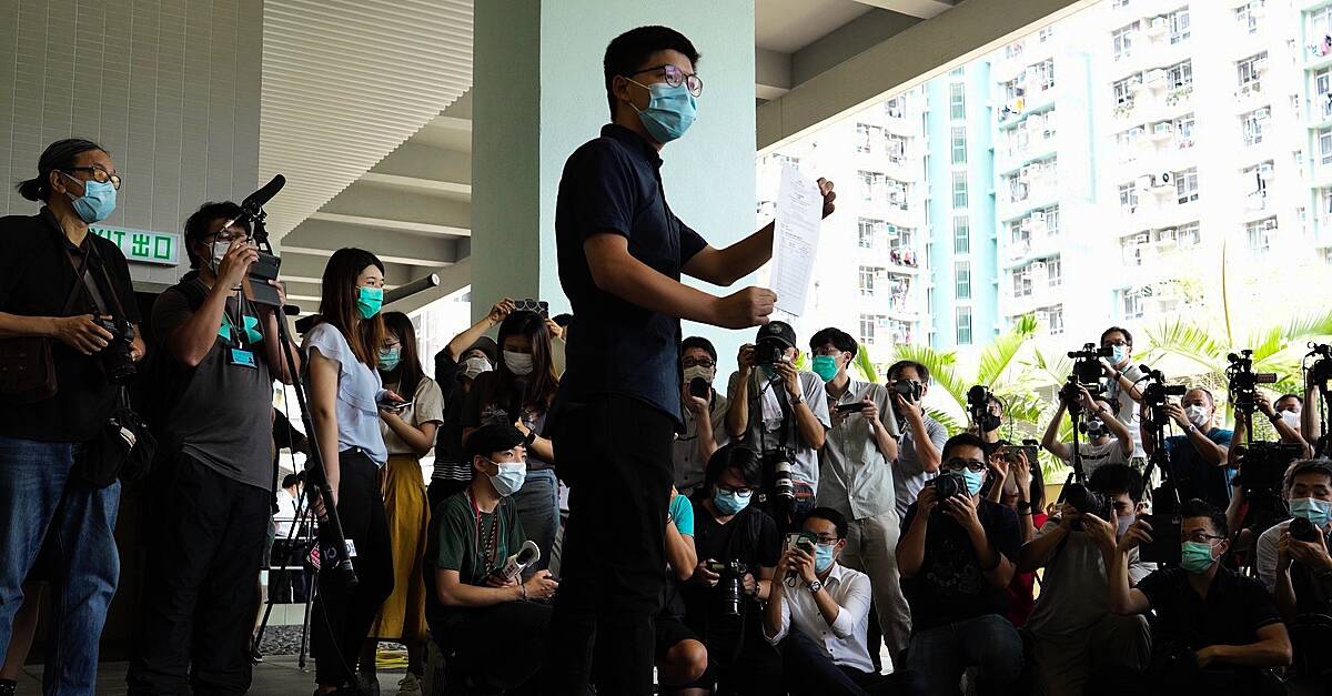 Hong Kong Activist Joshua Wong To Fight For Seat In Legislature