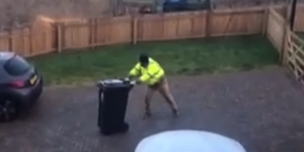 Watch One Mans Agonising Attempt To Drag His Wheelie Bin Up An Icy Driveway Newstalk